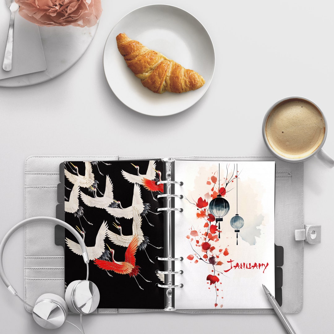 PRINTABLE MONTHLY Diary Planner Set of 12 Monthly Dashboards Dividers ...