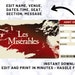 PRINTABLE Les Miserables Ticket, Les Miserables Broadway Surprise ...