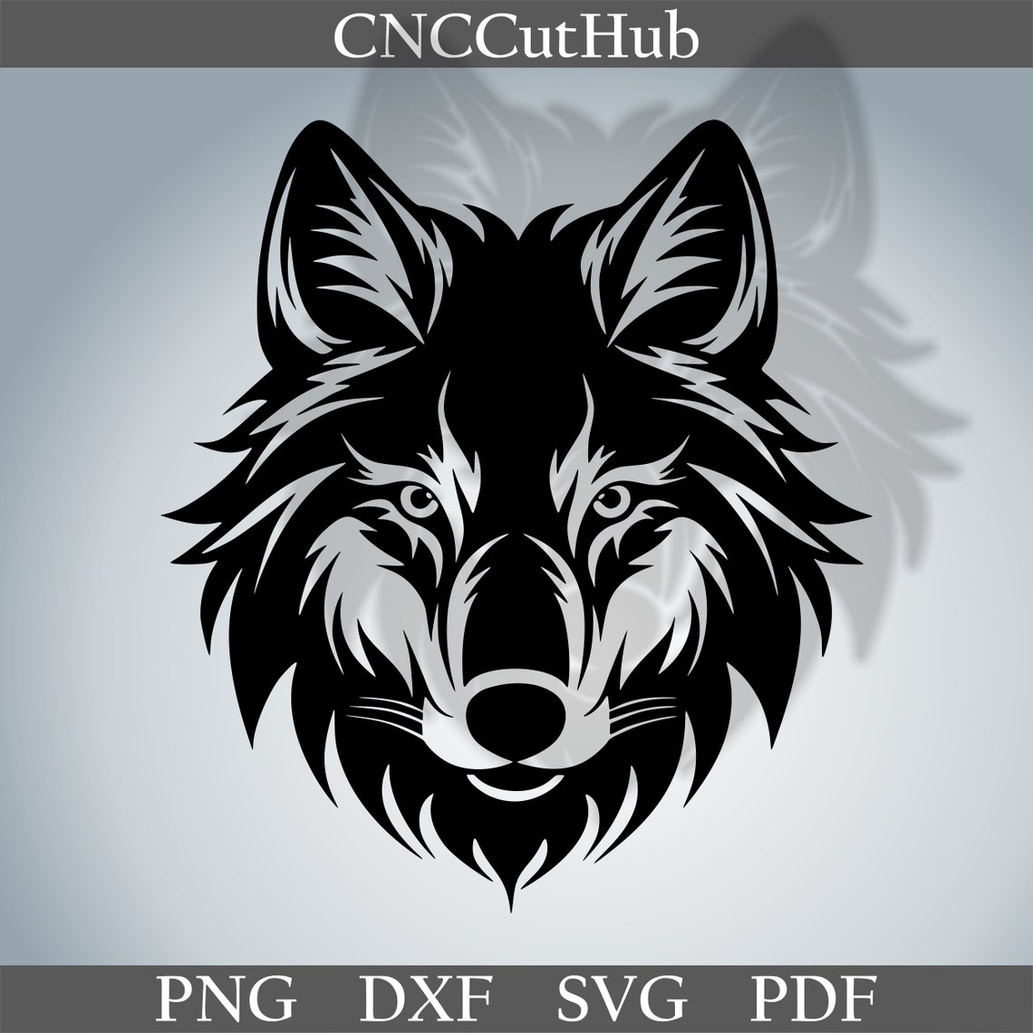 Wolf Head Dxf, Animals Cut File for Laser, Dxf Plasma, Cnc, Metal Wall ...
