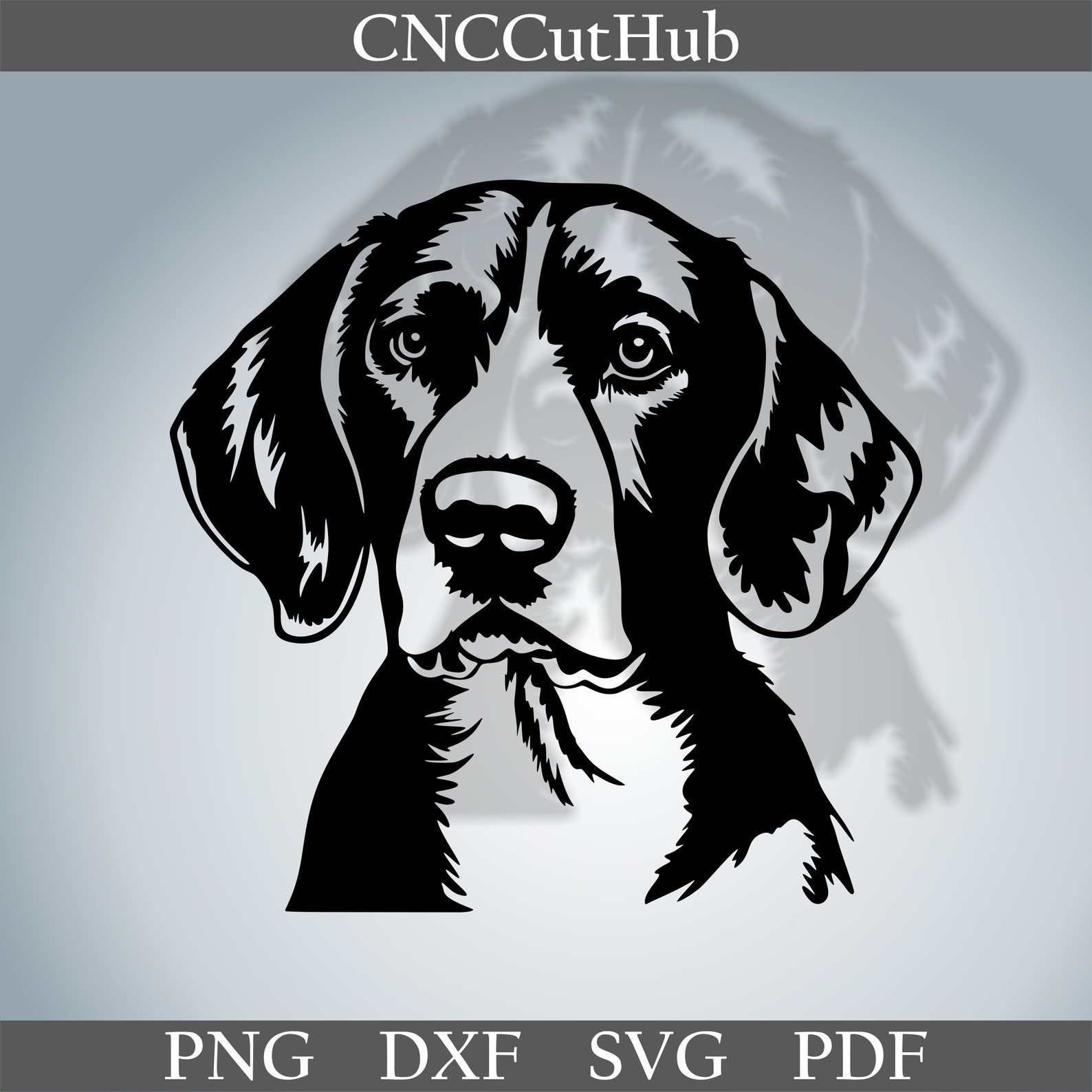 Beagle Head Dxf, Animals Cut File for Laser Plasma, Cnc Metal Decor ...