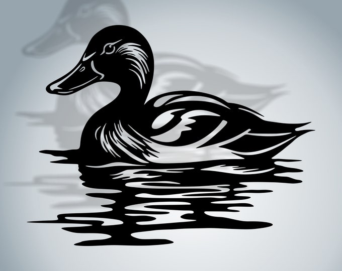 Duck SVG, Welcome Sign Dxf, Svg for Cricut, Dxf for Laser Cnc,duck Dxf ...