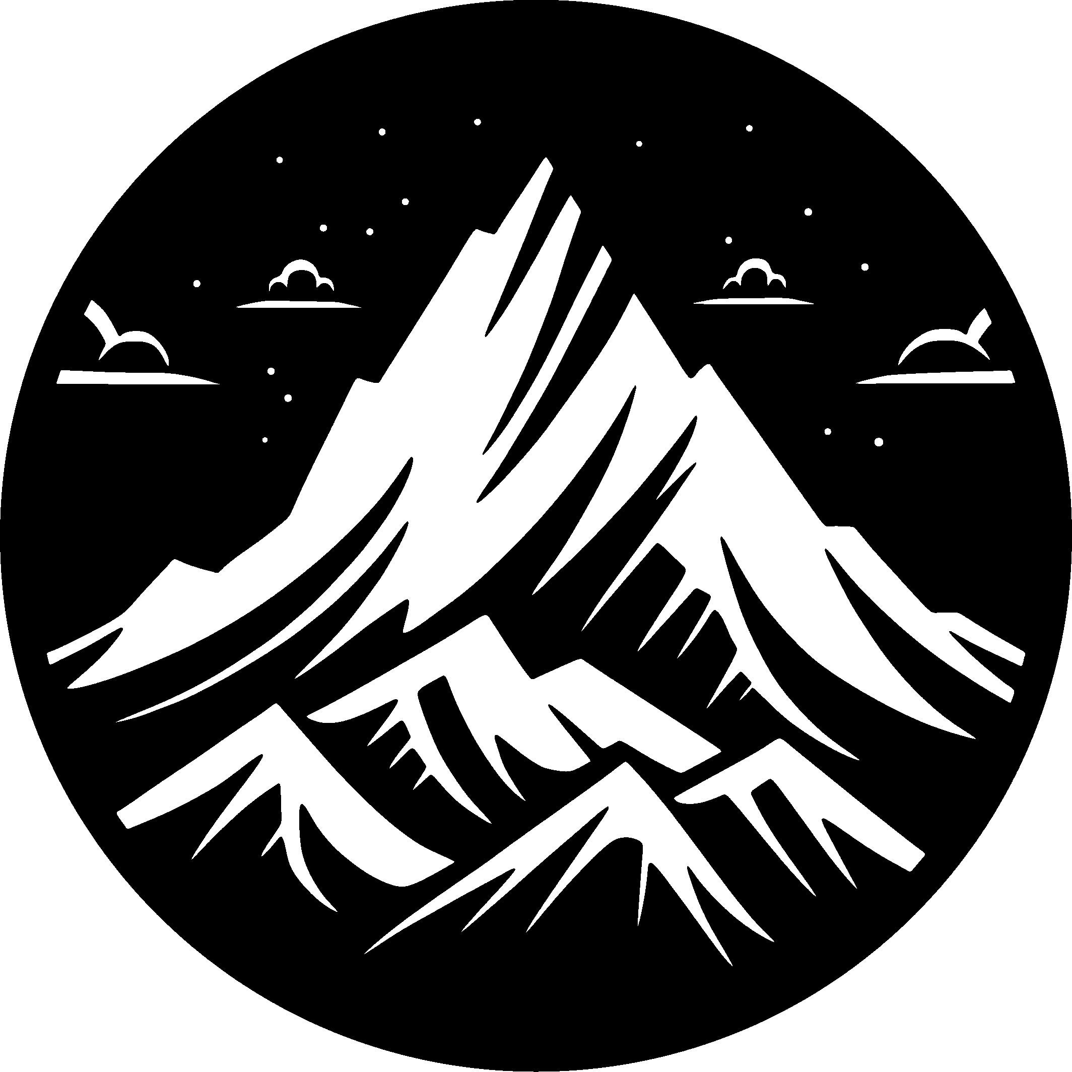 Mountains Scene Dxf, Cut File for Laser, Dxf Plasma, Cnc, Metal Wall ...