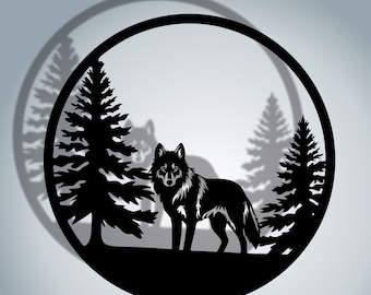 Wolf Head Dxf, Animals Cut File for Laser, Dxf Plasma, Cnc, Metal Wall ...