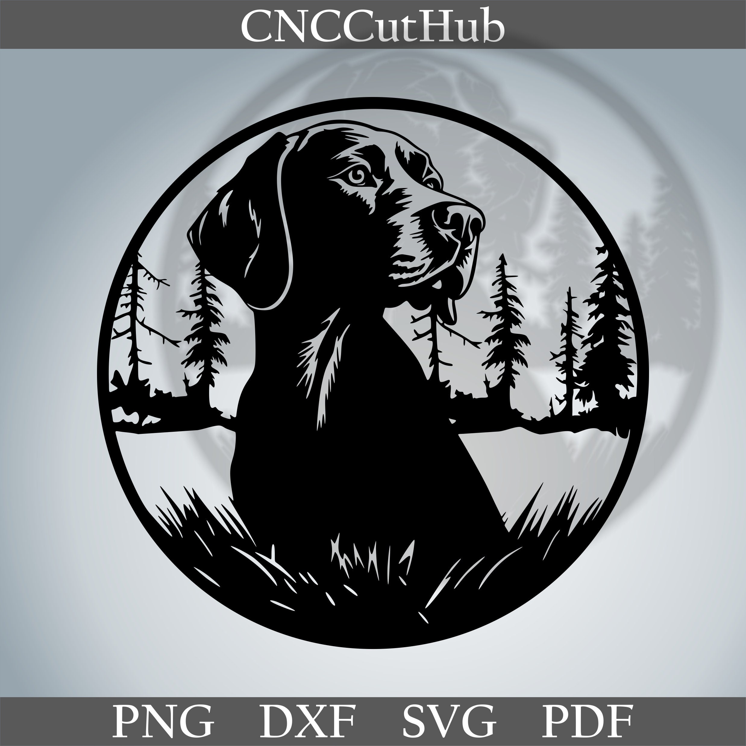German Shorthaired Pointer Dxf, Animals Cut File for Laser Plasma, Cnc ...