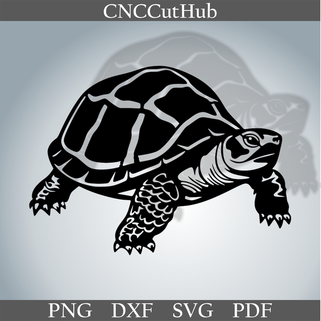 Turtle Svg Cut File, Sea Turtle Svg, Sea Fish, Silhouettes Dxf File ...