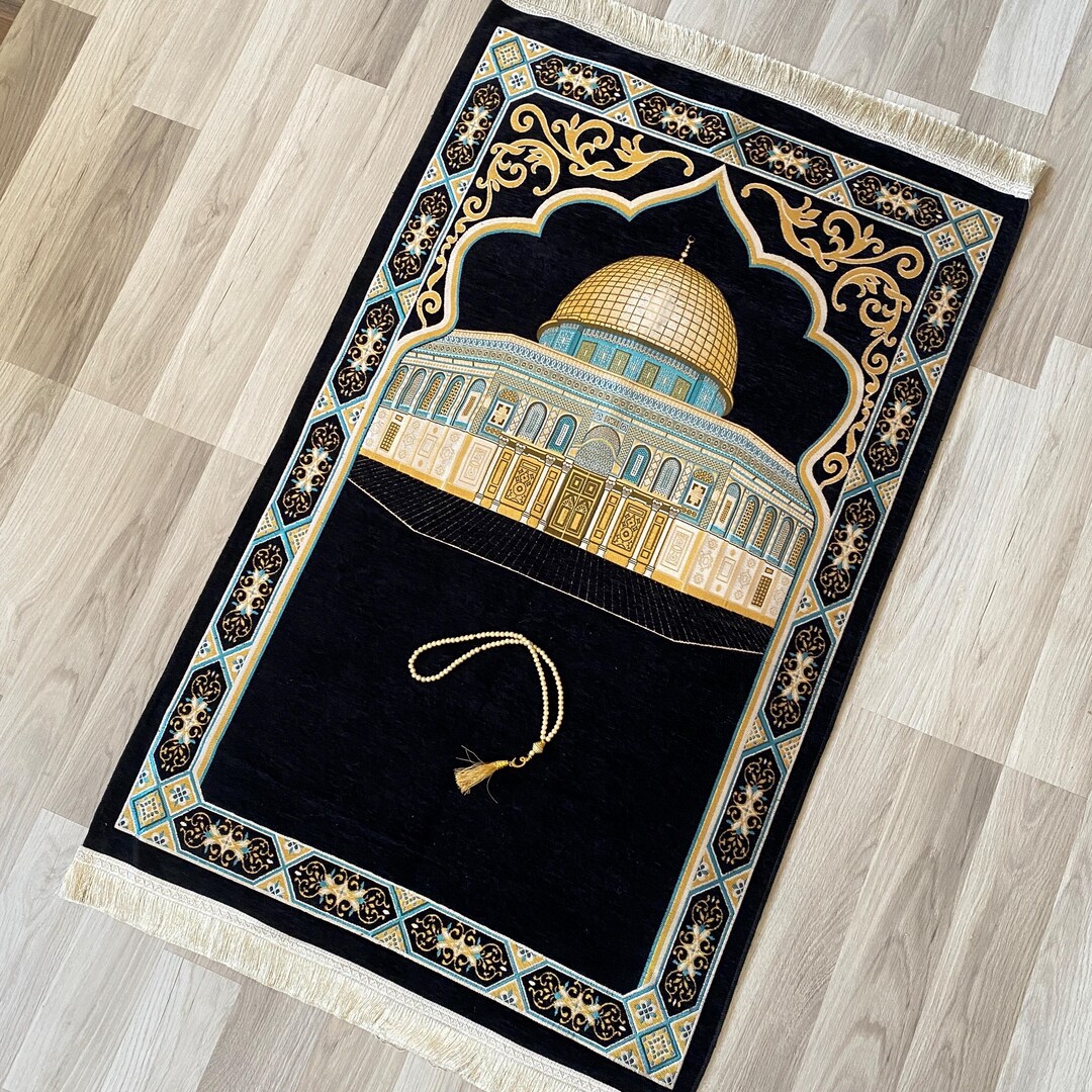 Masjid Al Aqsa Custom Prayer Rug, Qibli Mosque Gift, Eid Gifts, Janamaz ...