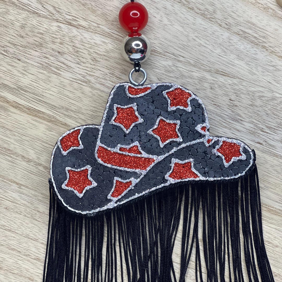 Cowgirl Hat Car Freshy-girly Car Freshies Cow Print Car Air Freshener ...