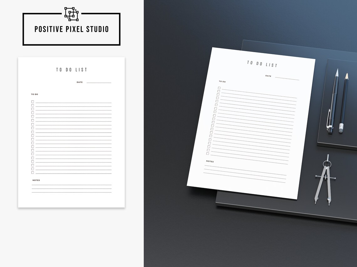 Minimalist Printable Todo List Template - Simple and Effective Task ...