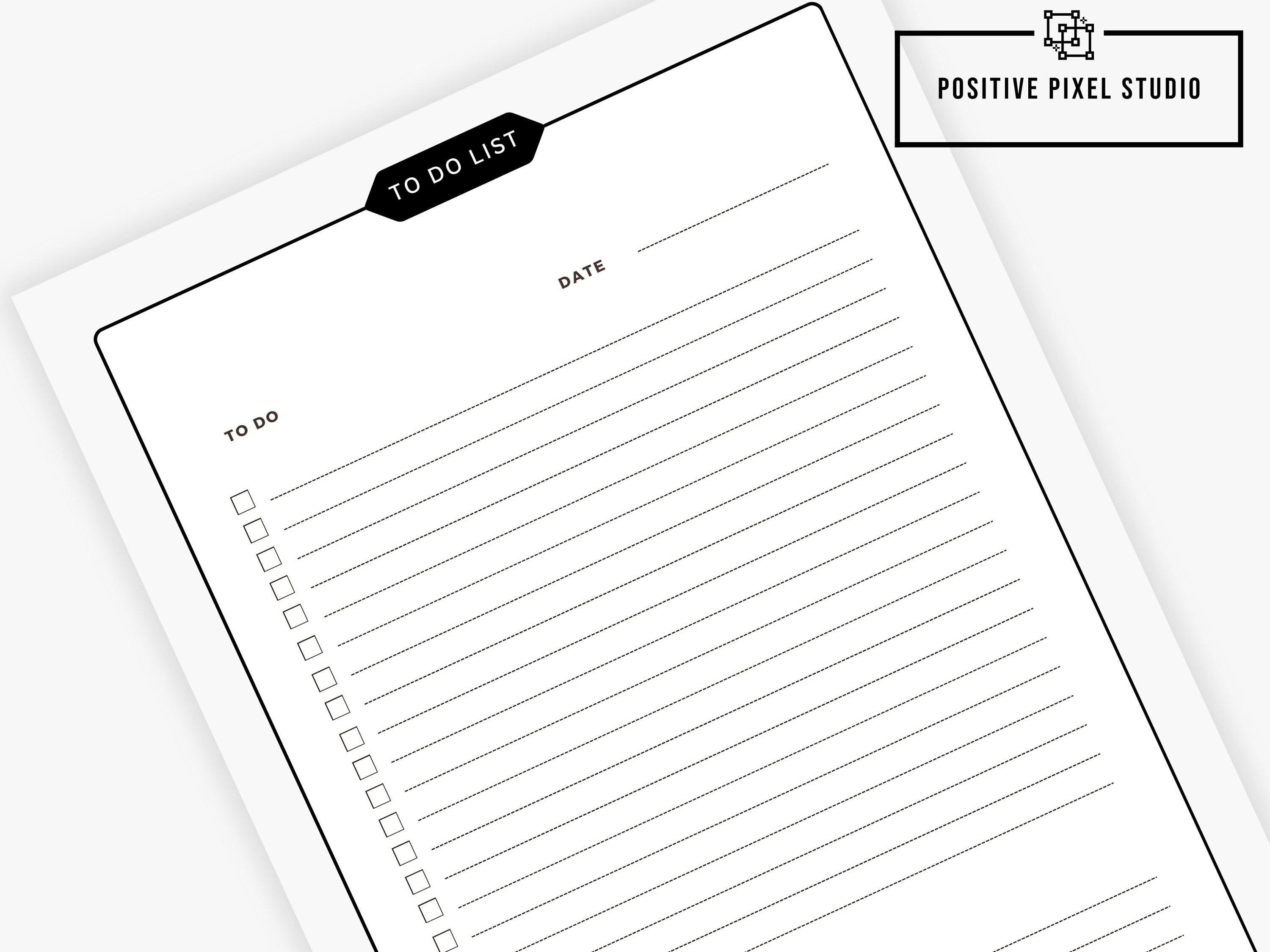 Minimalist Printable Todo List and Note Template - Simple and Effective ...