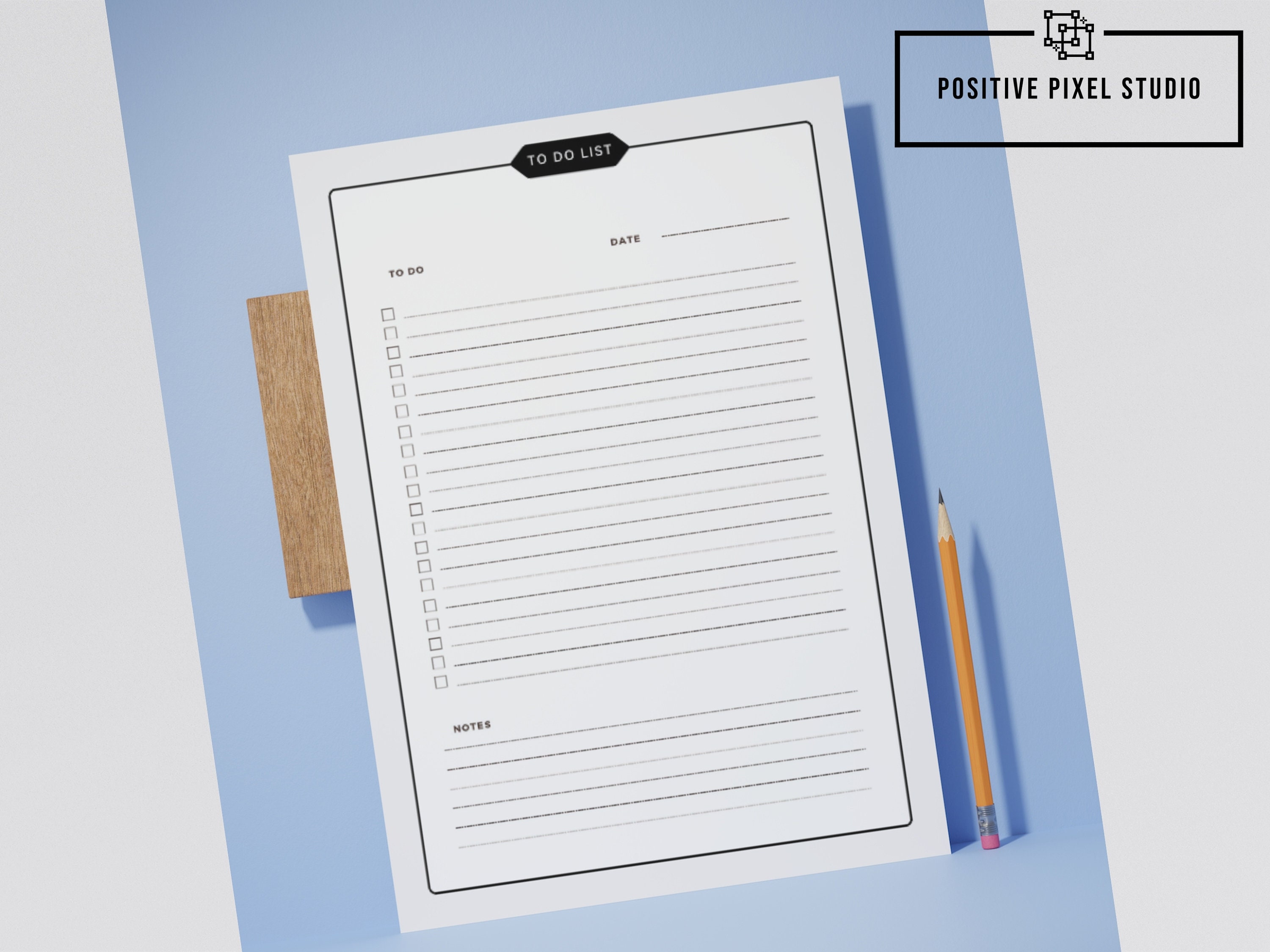 Minimalist Printable Todo List and Note Template - Simple and Effective ...