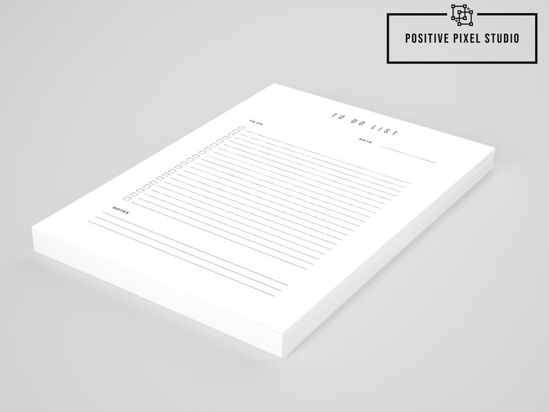 Minimalist Printable Todo List Template - Simple and Effective Task ...