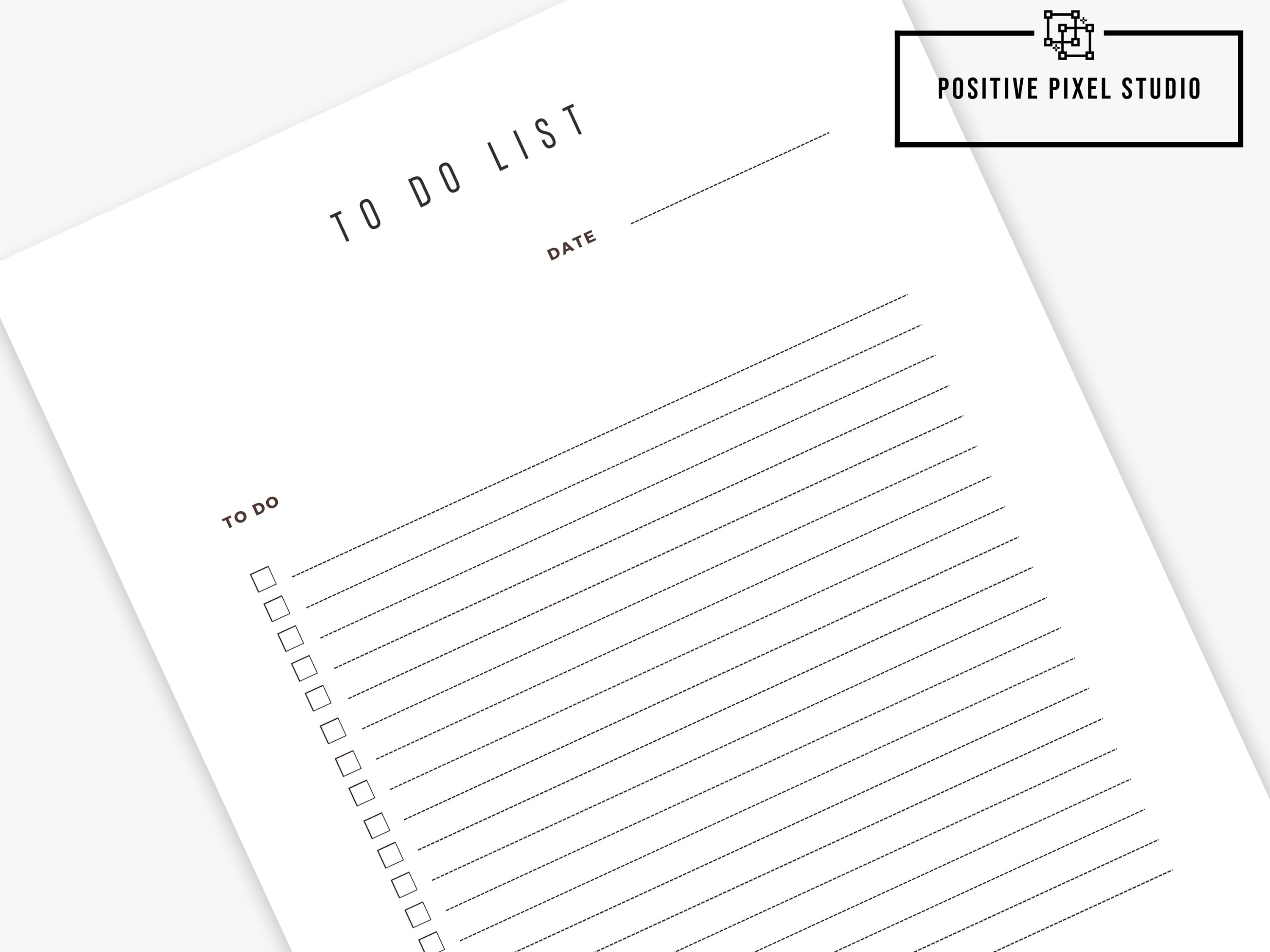 Minimalist Printable Todo List Template - Simple and Effective Task ...