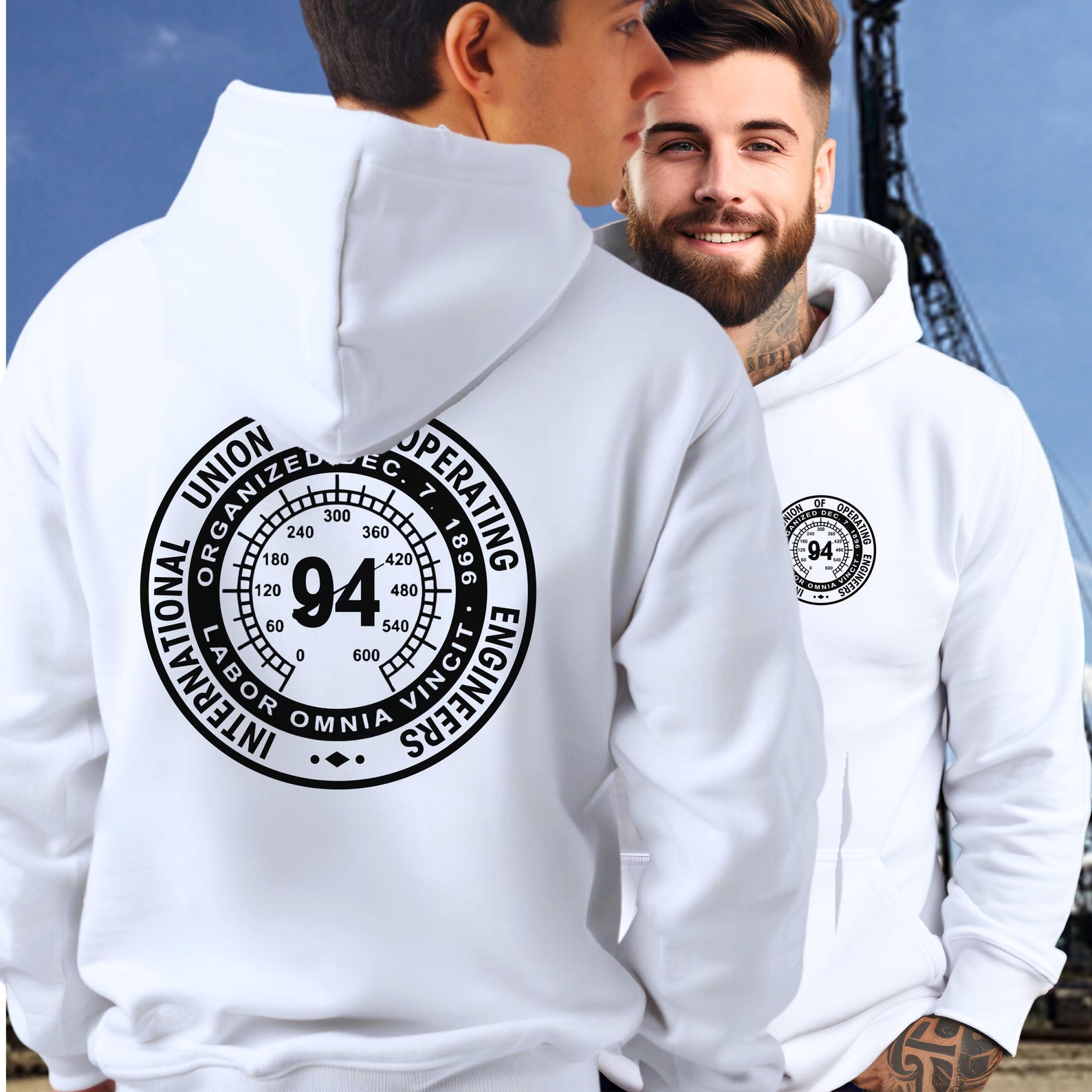 Local 94 Operating Engineers Hoodie, Union Operators Shirt, Unisex ...
