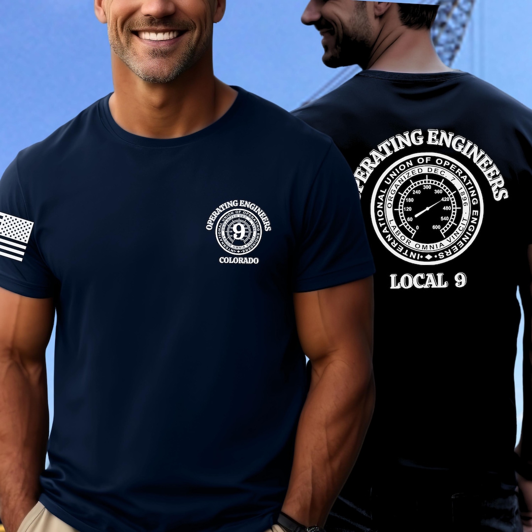 Local Union 9 Operating Engineers T-shirt, IUOE Hi-vis Shirt, Colorado ...