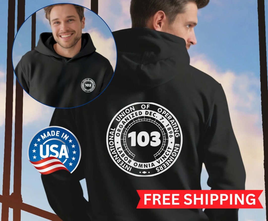 Local 103 Operating Engineers Shirt, Heavy Equipment Operator Shirt ...