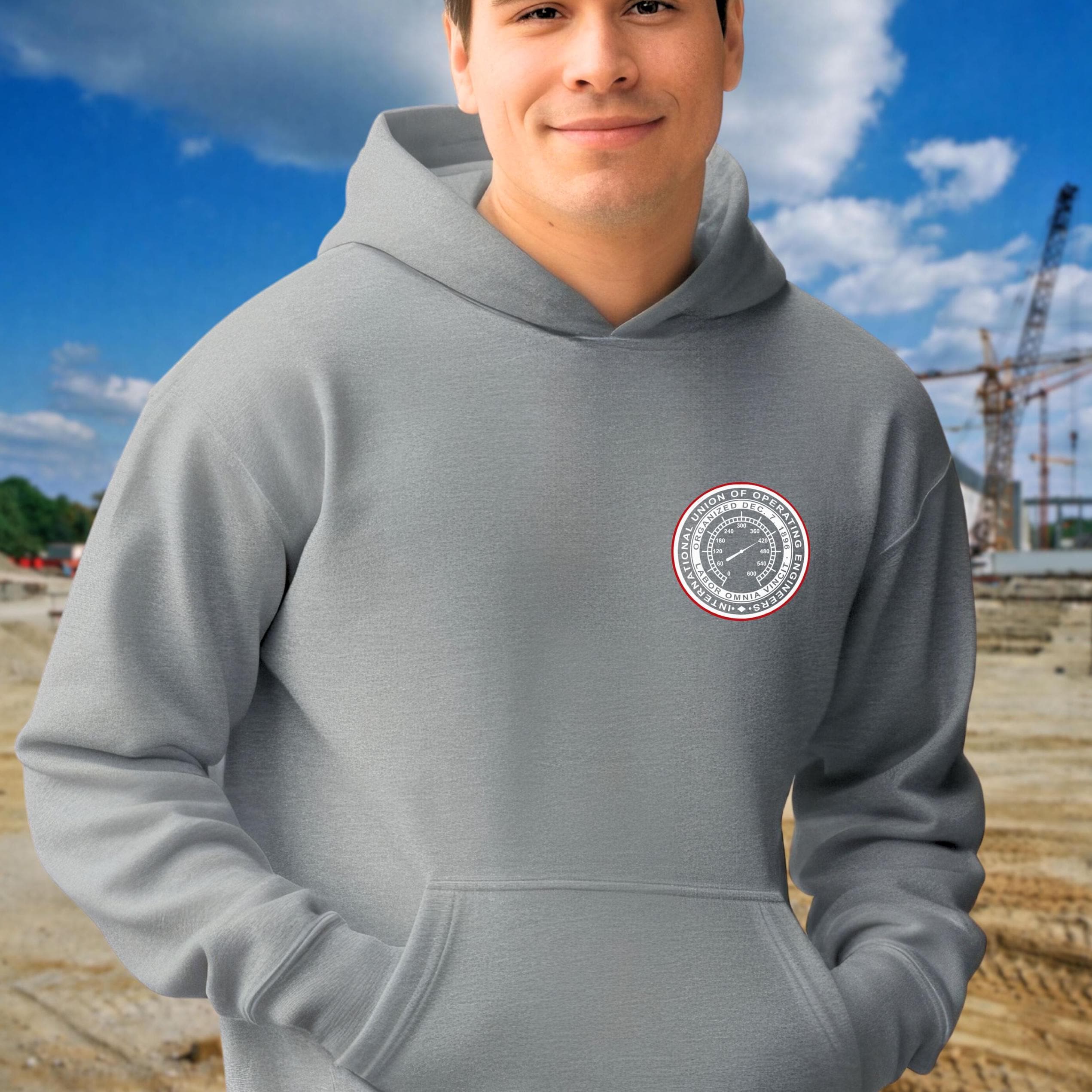 Operating Engineer Hoodie, Custom Sweatshirt, Operator, Union Pride ...