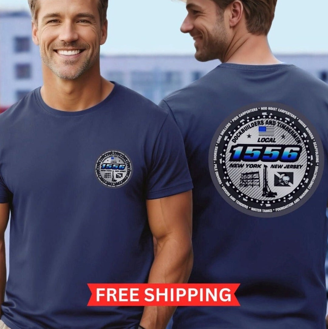 Local 1556 Union Carpenters Tshirt, NYCDCC Shirt, Proud Union Worker ...