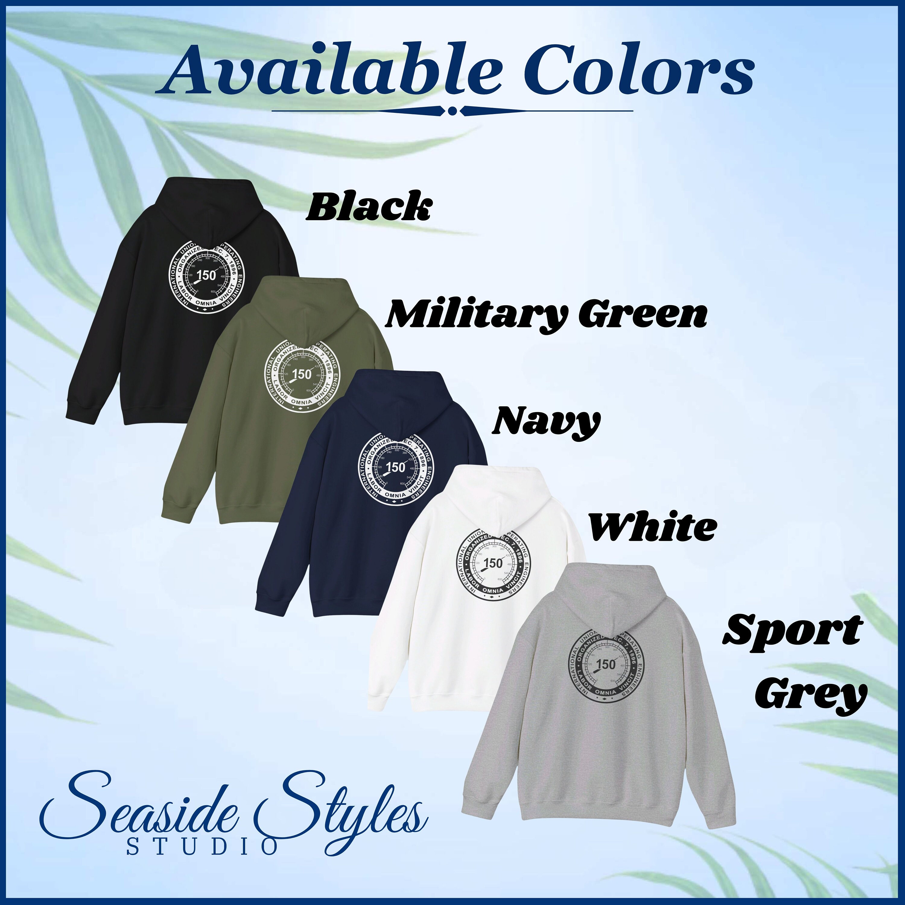 IUOE Local 150 Operating Engineers Sweatshirt, Heavy Equipment Operator ...