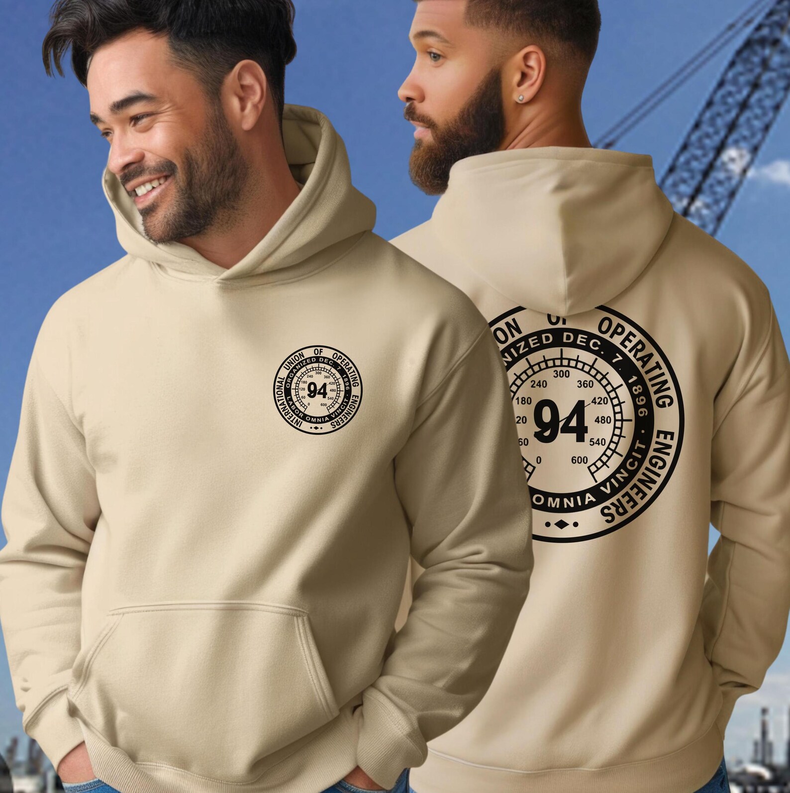 Local 94 Operating Engineers Hoodie, Union Operators Shirt, Unisex ...
