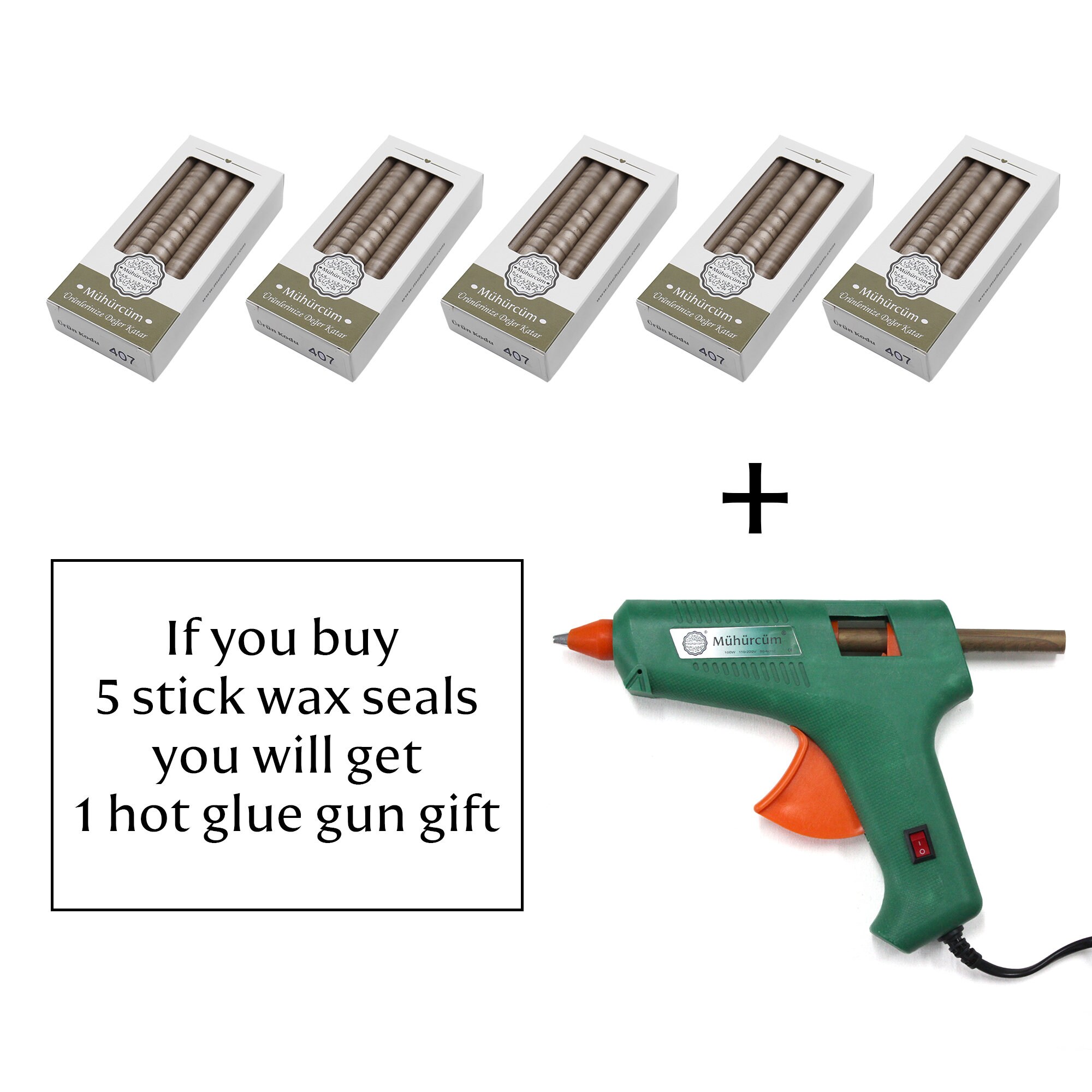 Wax Seal Sticks, Glue Gun Wax Seal Seal Stick, Gold Wax Seal Stick ...