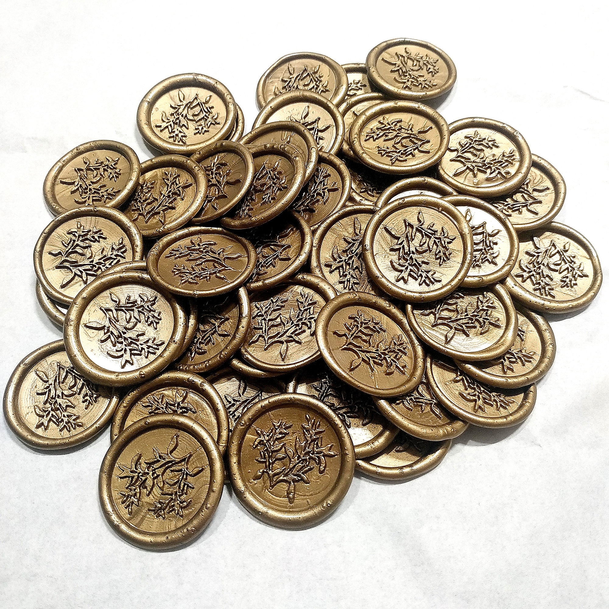 Heart Bead Wax Seal, Gold Wax Seal Heart Bead Stamp, Wedding Wax Seal ...