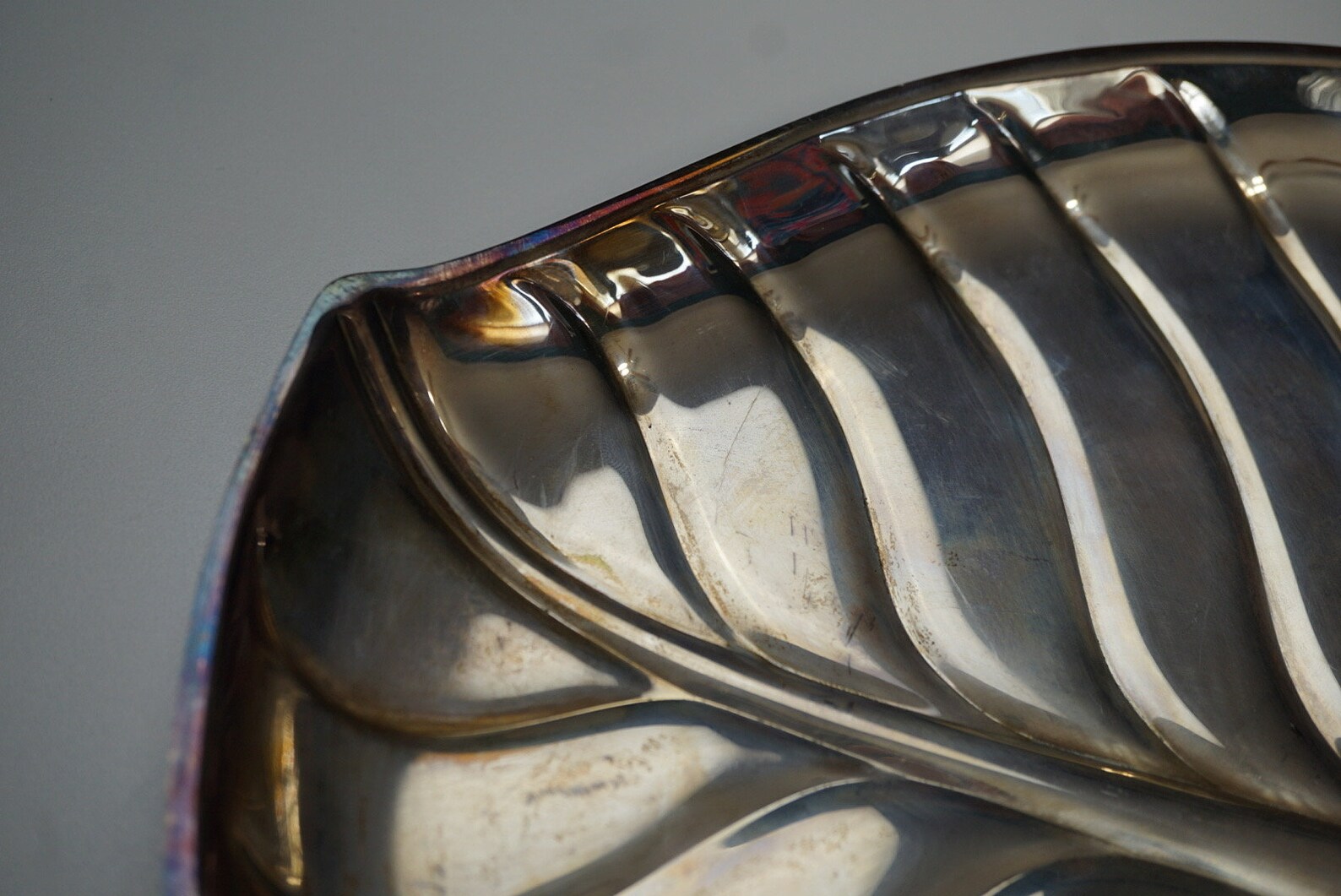 Mid Century Modern Silver Large Leaf Tray Housewarming Gift for Her ...