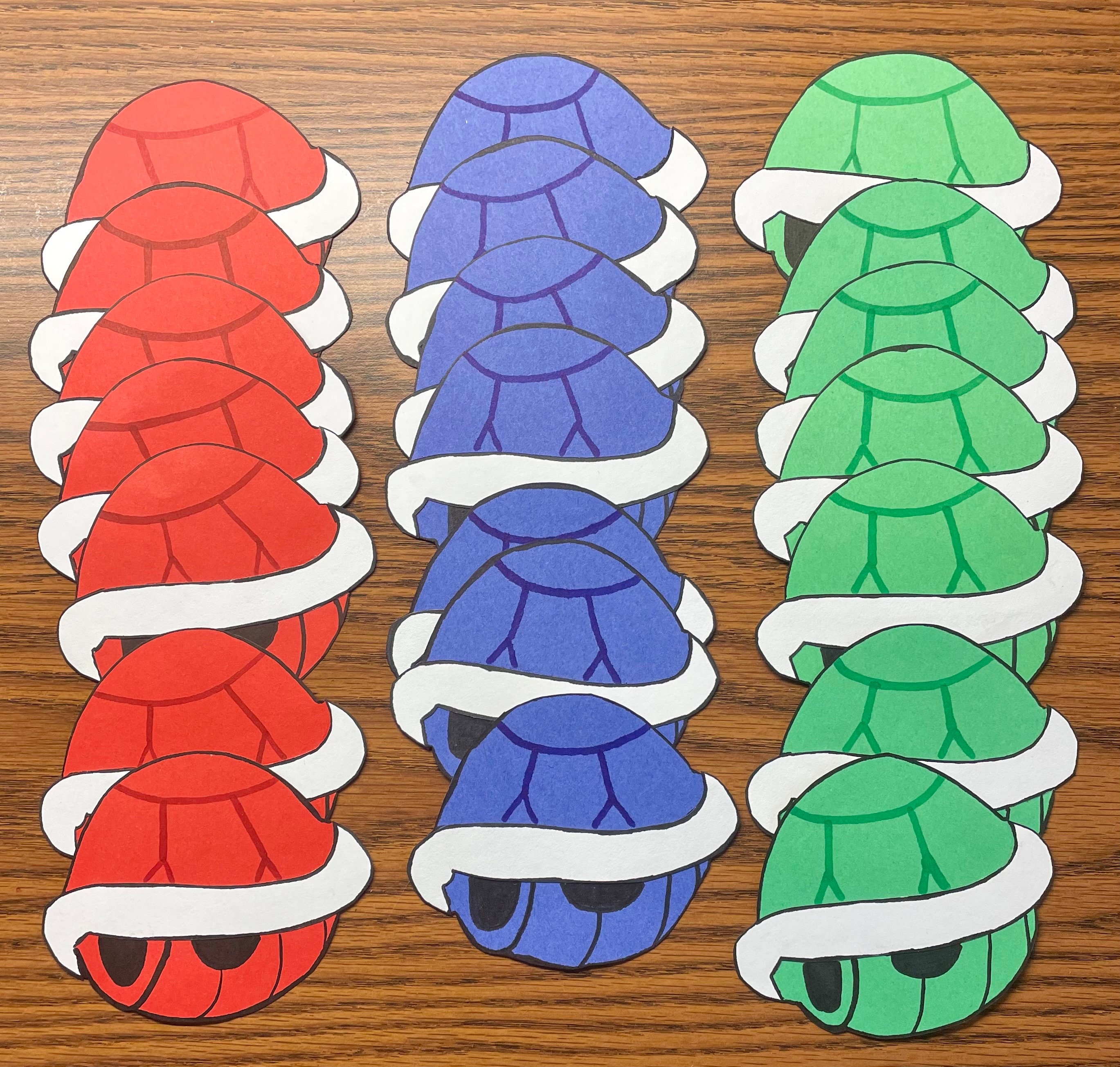 21 Mario Kart Shell Door Decs - Etsy