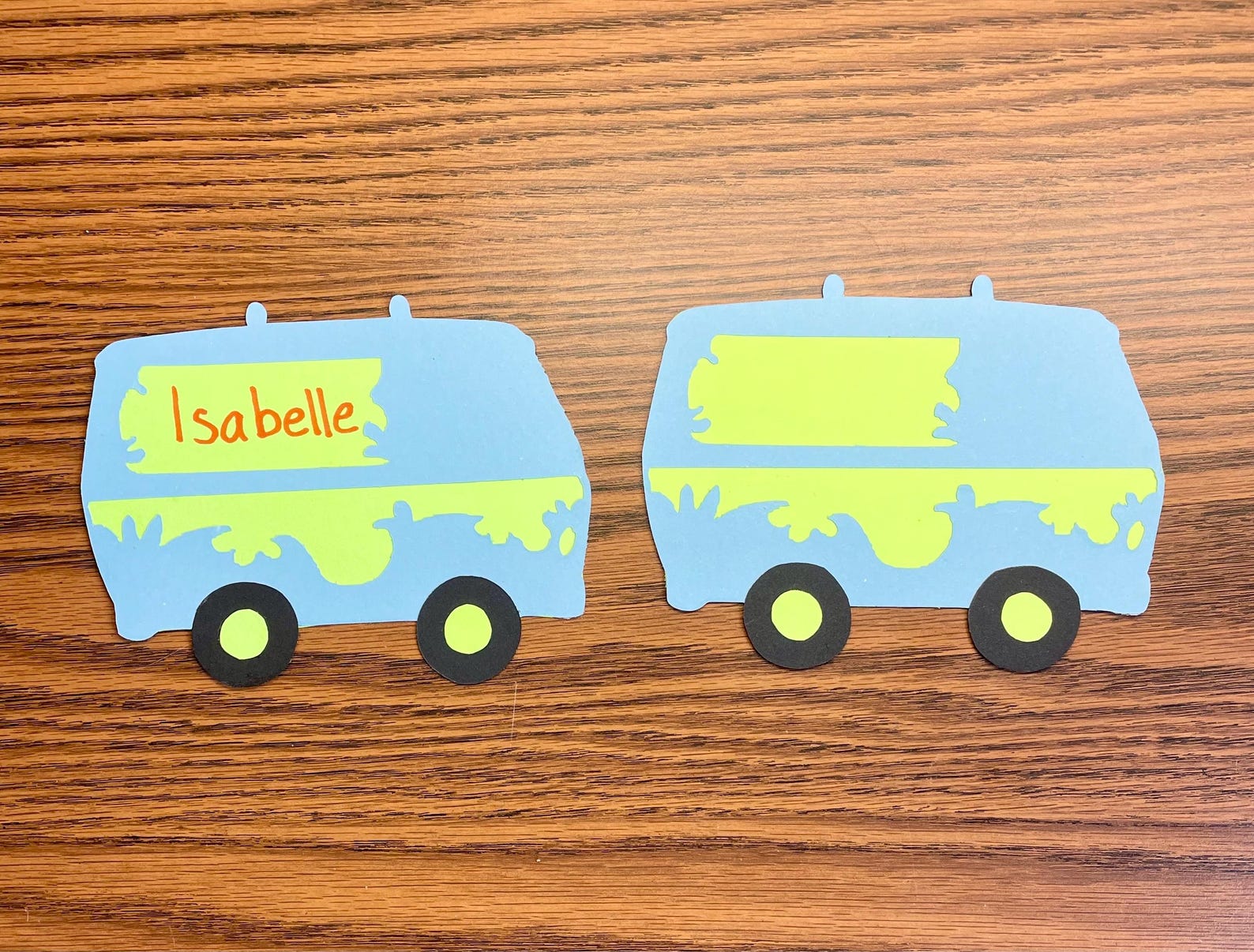 Mystery Machine Door Decs - Etsy