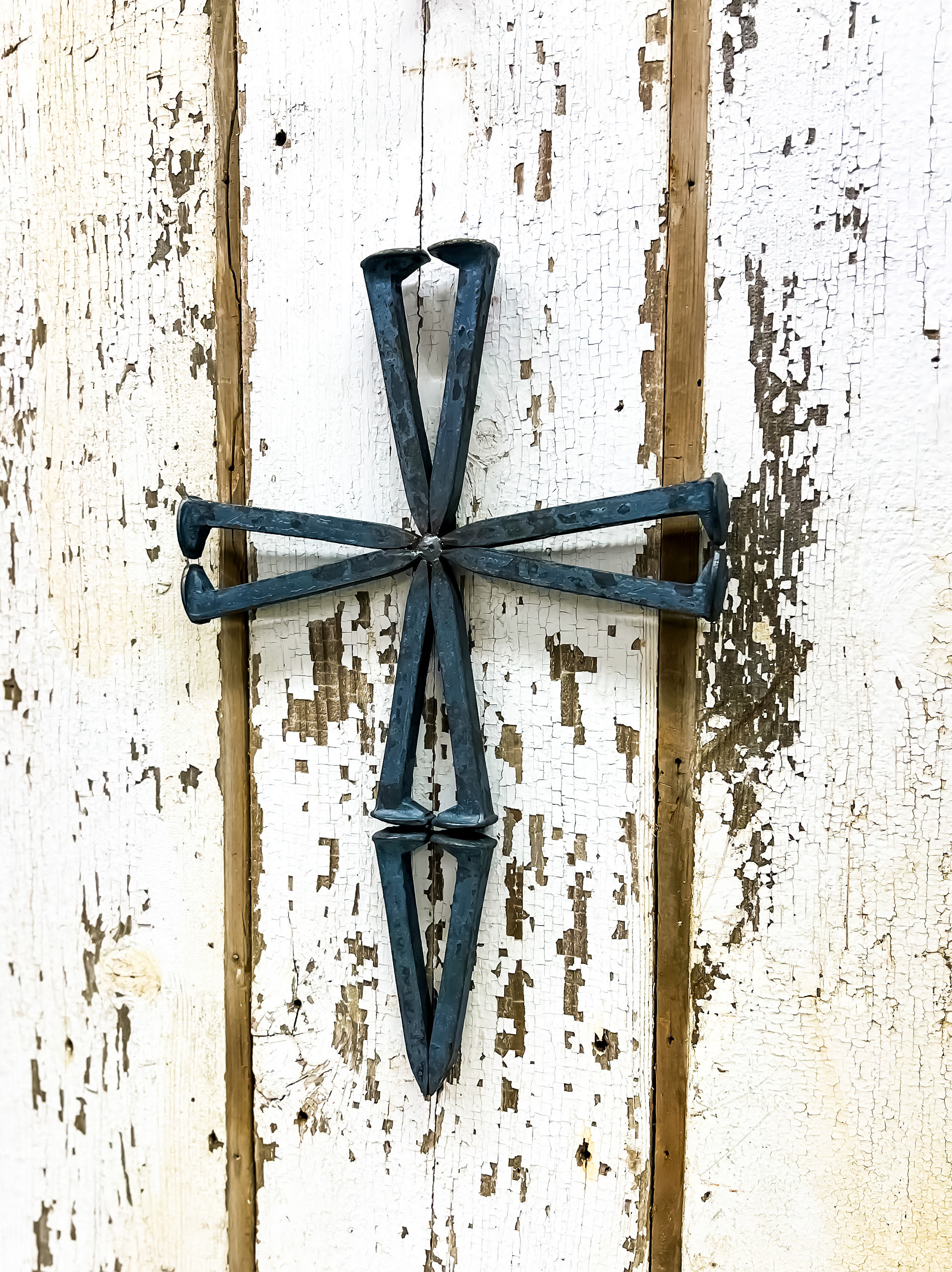 Hand-welded Railroad Spike Cross | Ready to Hang - Etsy