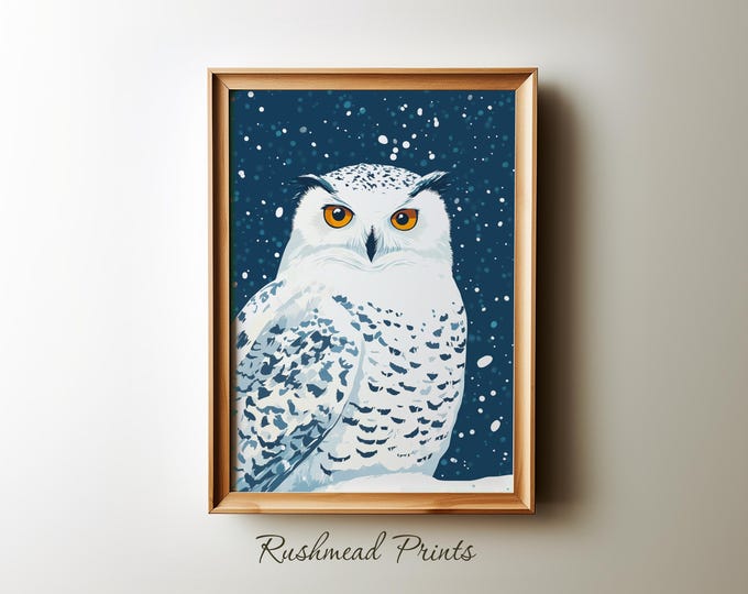 The Wisdom of the Snow Owl - Poster Series #3 - Etsy