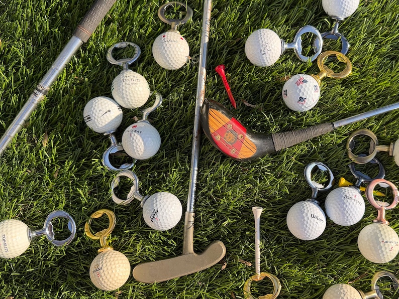 Handcrafted New and Repurposed Golf Ball Bottle Opener - Etsy
