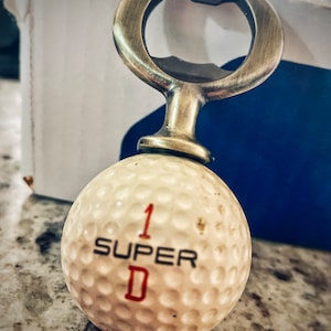 Handcrafted New and Repurposed Golf Ball Bottle Opener - Etsy