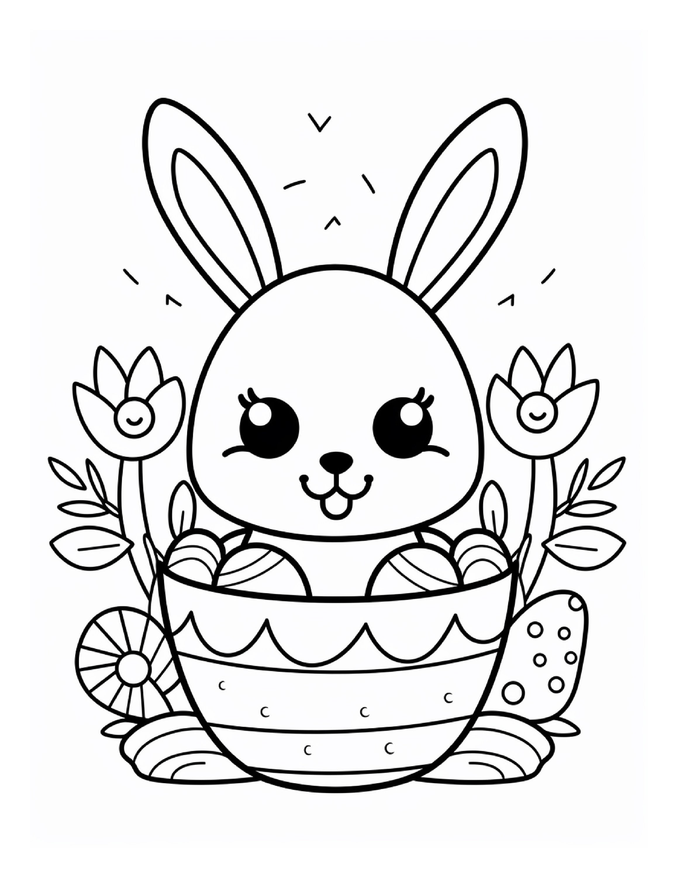 200 Easter Coloring Pages - Etsy