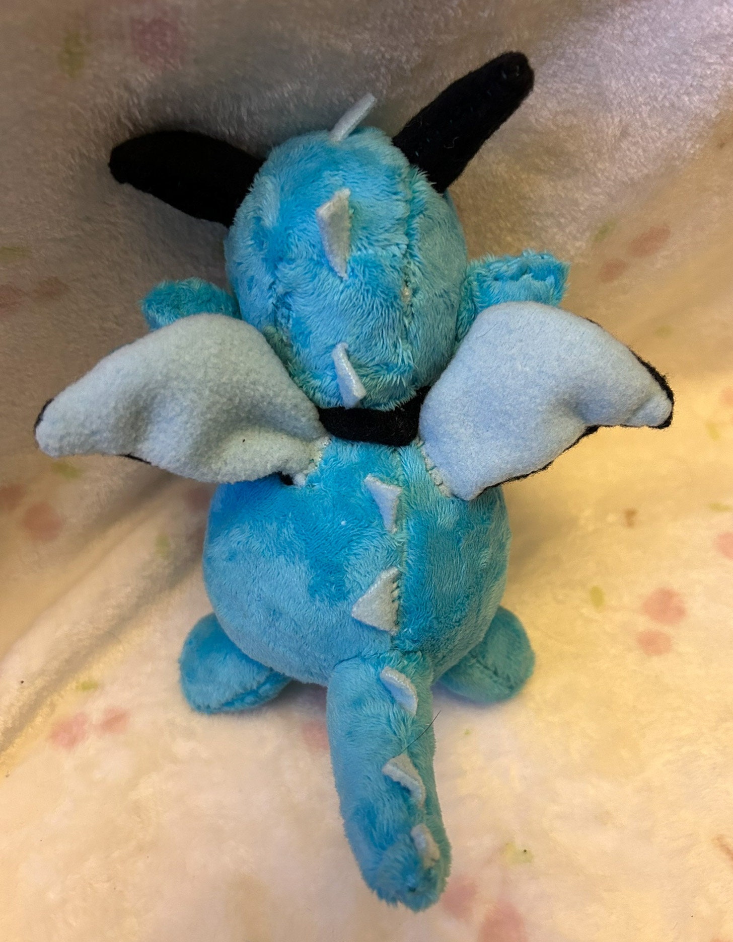 Handmade Blue Dragon Plush - Etsy