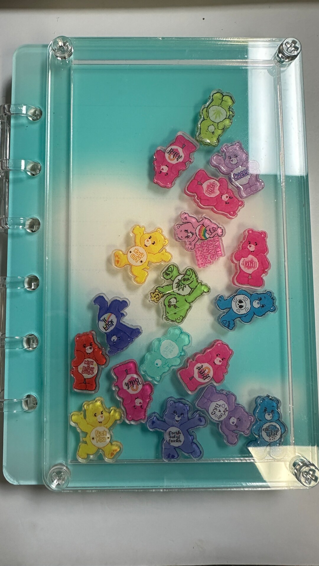 Kawaii Shaker Notebook, Bad Bears, Naughty Word Bears - Etsy