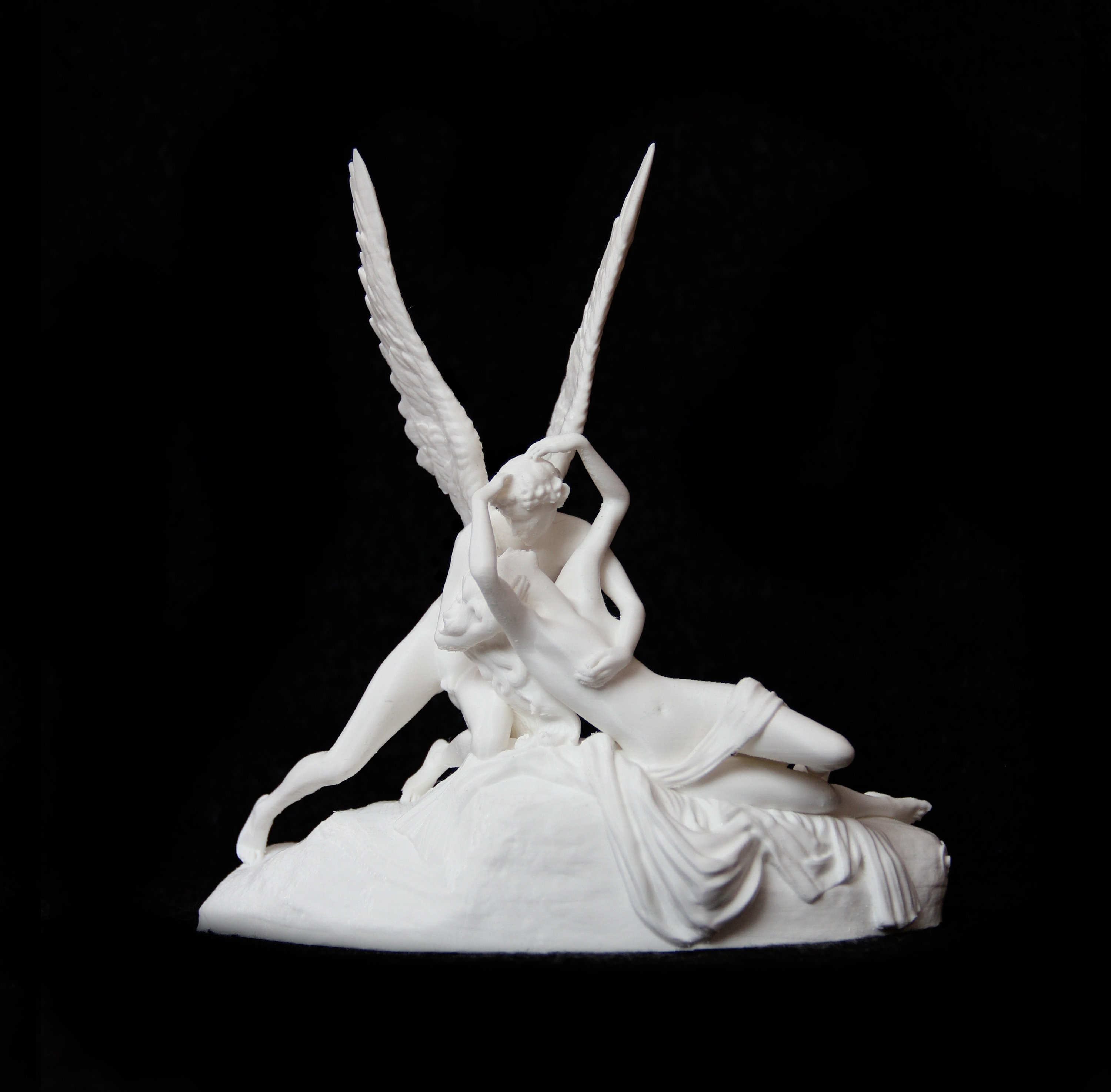 Amor eros and Psyche, Psyche Revived by Cupid's Kiss 3D Printed ...