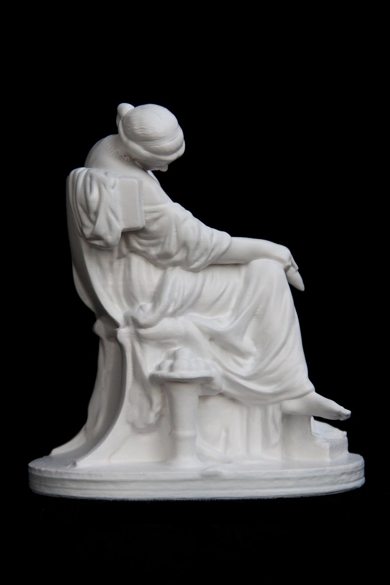 Penelope Asleep Sculpture - 3D Printed Classical Art, Intricate Greek ...