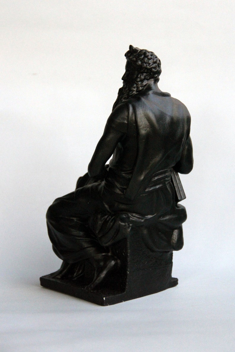 Moses Sculpture - 3D Printed Biblical Art, Detailed Religious Statue ...
