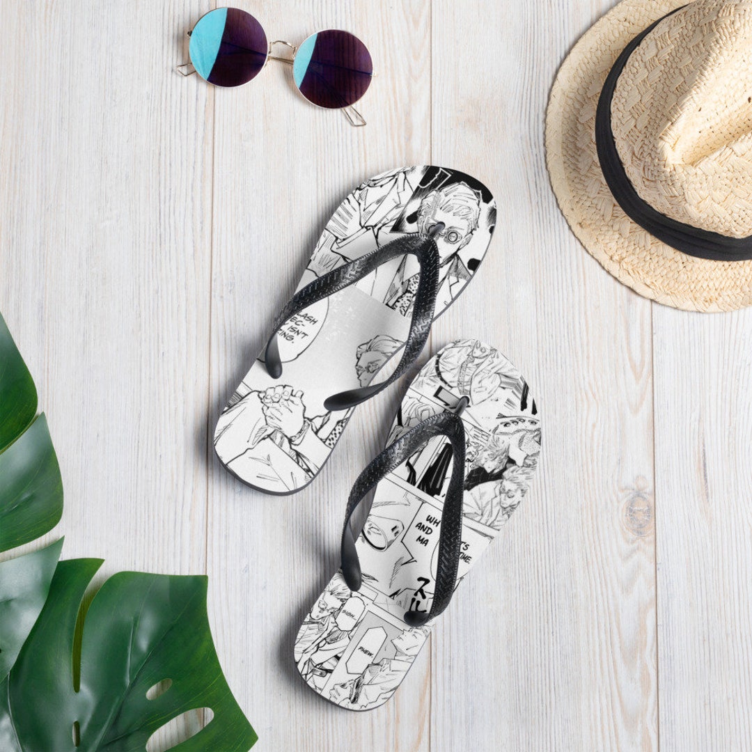 Kento Nanami Manga Flip Flops - Etsy