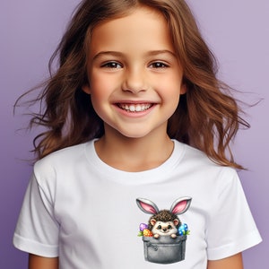 Personalized Skip and Hop Easter Pocket Children's T-shirt, Easter ...