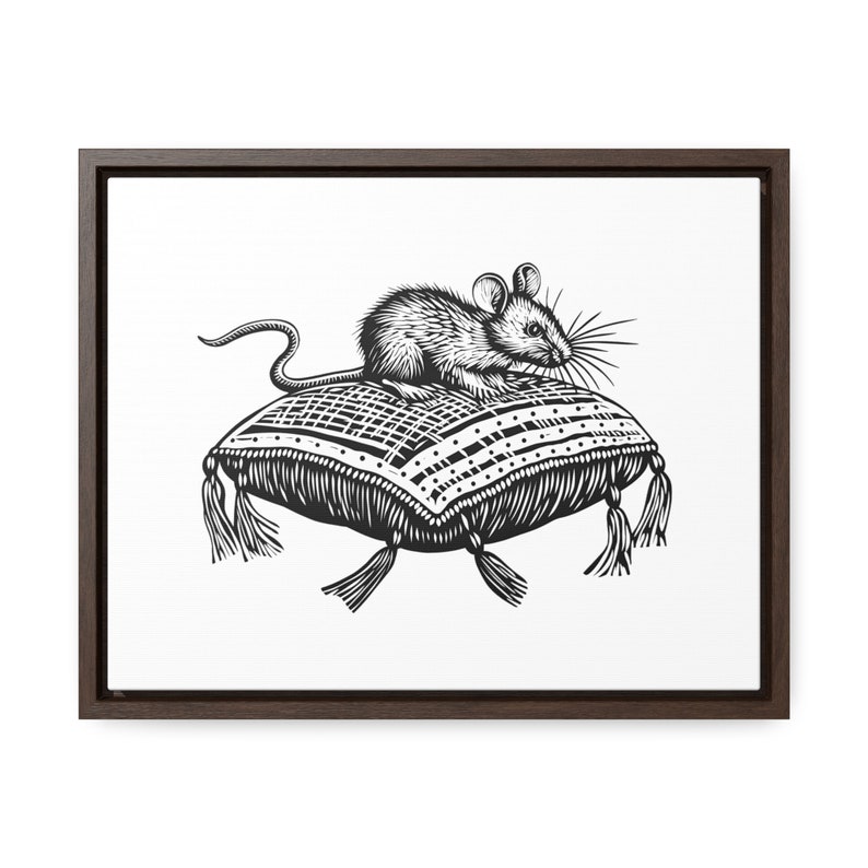 Linocut-inspired Mouse Digital Art Print - Instant Download PDF and PNG ...