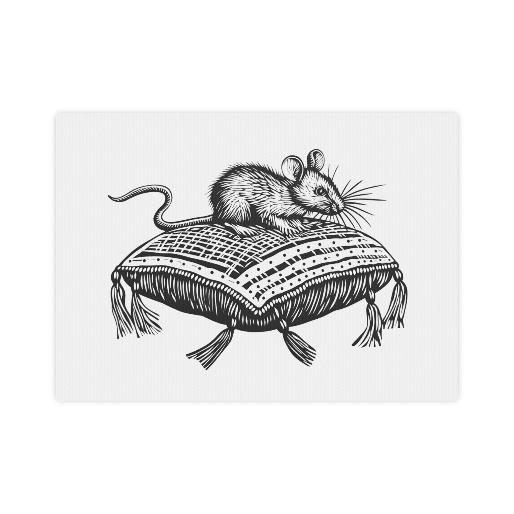 Linocut-inspired Mouse Digital Art Print Instant Download PDF and PNG ...