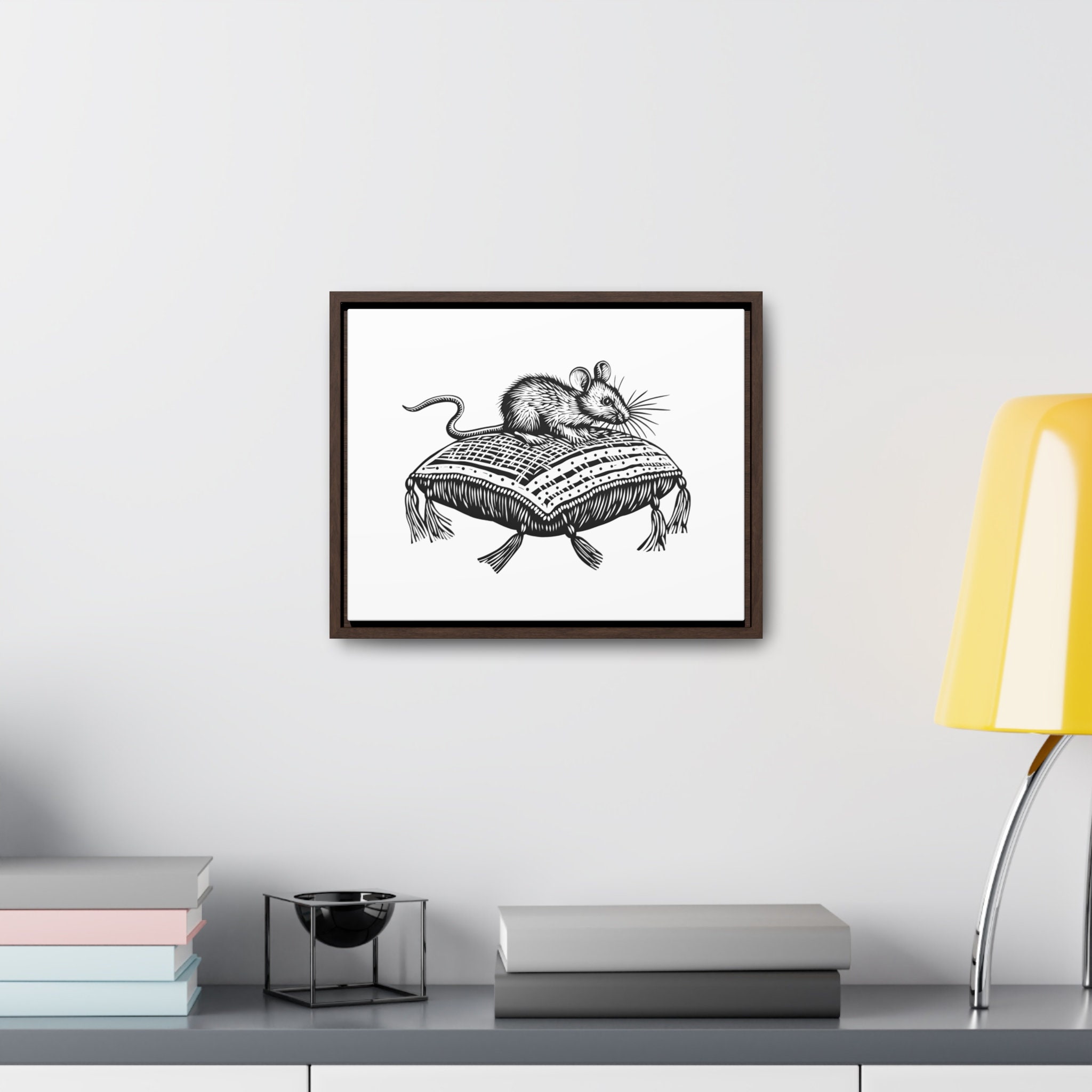Linocut-inspired Mouse Digital Art Print - Instant Download PDF and PNG ...