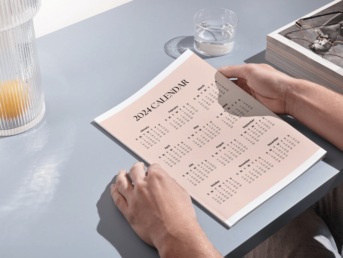 Editable 365 Days 2024 Planner Canva Template KDP Interiors, Editable ...