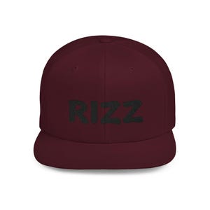 Embroidery, Gen Z RIZZ Hat, Snapback Cap Embroidered, Trendy Youth ...