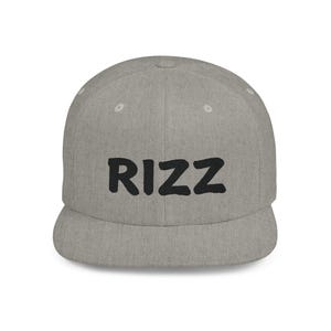 Embroidery, Gen Z RIZZ Hat, Snapback Cap Embroidered, Trendy Youth ...