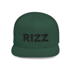 Embroidery, Gen Z RIZZ Hat, Snapback Cap Embroidered, Trendy Youth ...