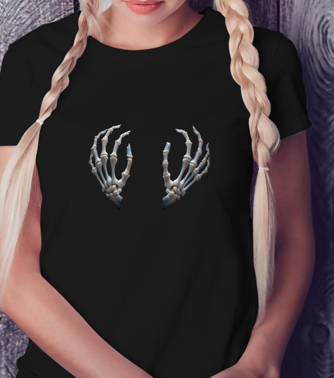 Realistic 3D Rendered Human Skeleton Hands Clipart Hand Bra for Instant ...