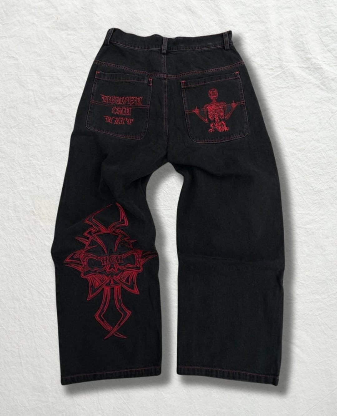 Streetwear Jeans Baggy Denim, Loose Fit, Hip Hop Vibes. Iconic Style ...