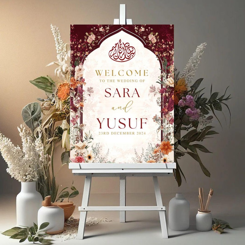 Welcome Baraat Signs - Etsy